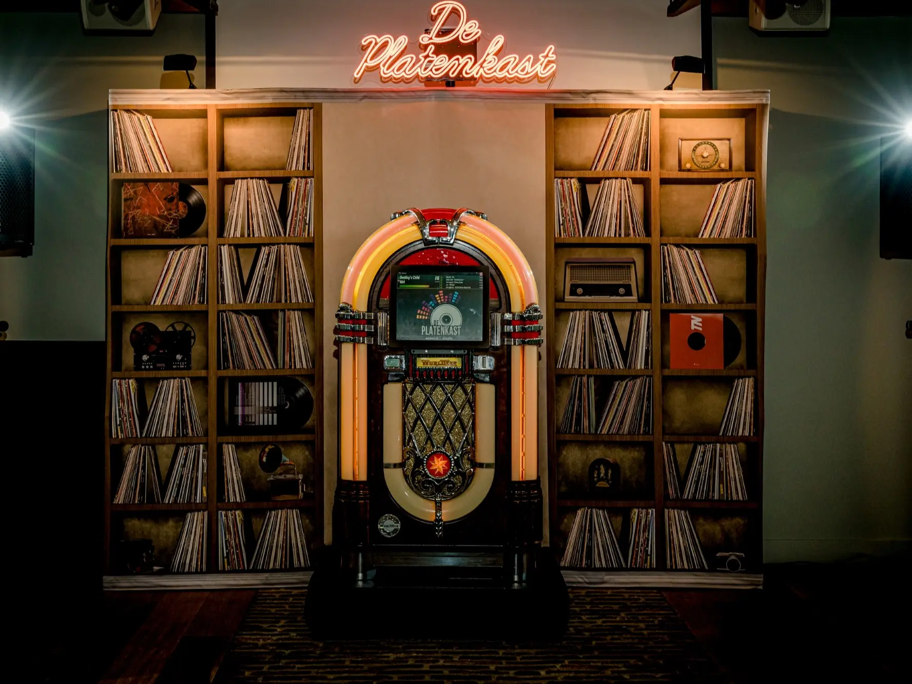 Jukebox Huren bij De-Platenkast.nl Dè feest eyecatcher.